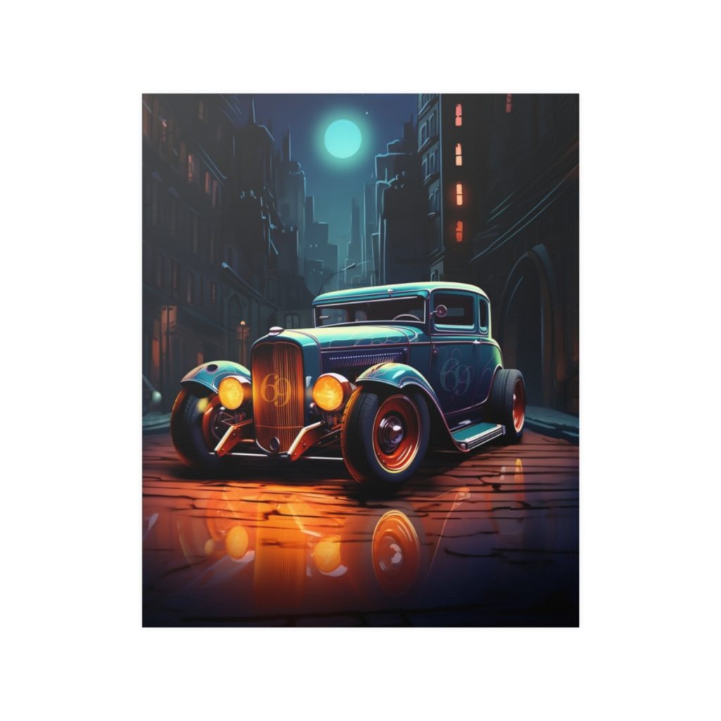 Hot Rod - Garage wall art | 69CANVA online shop
