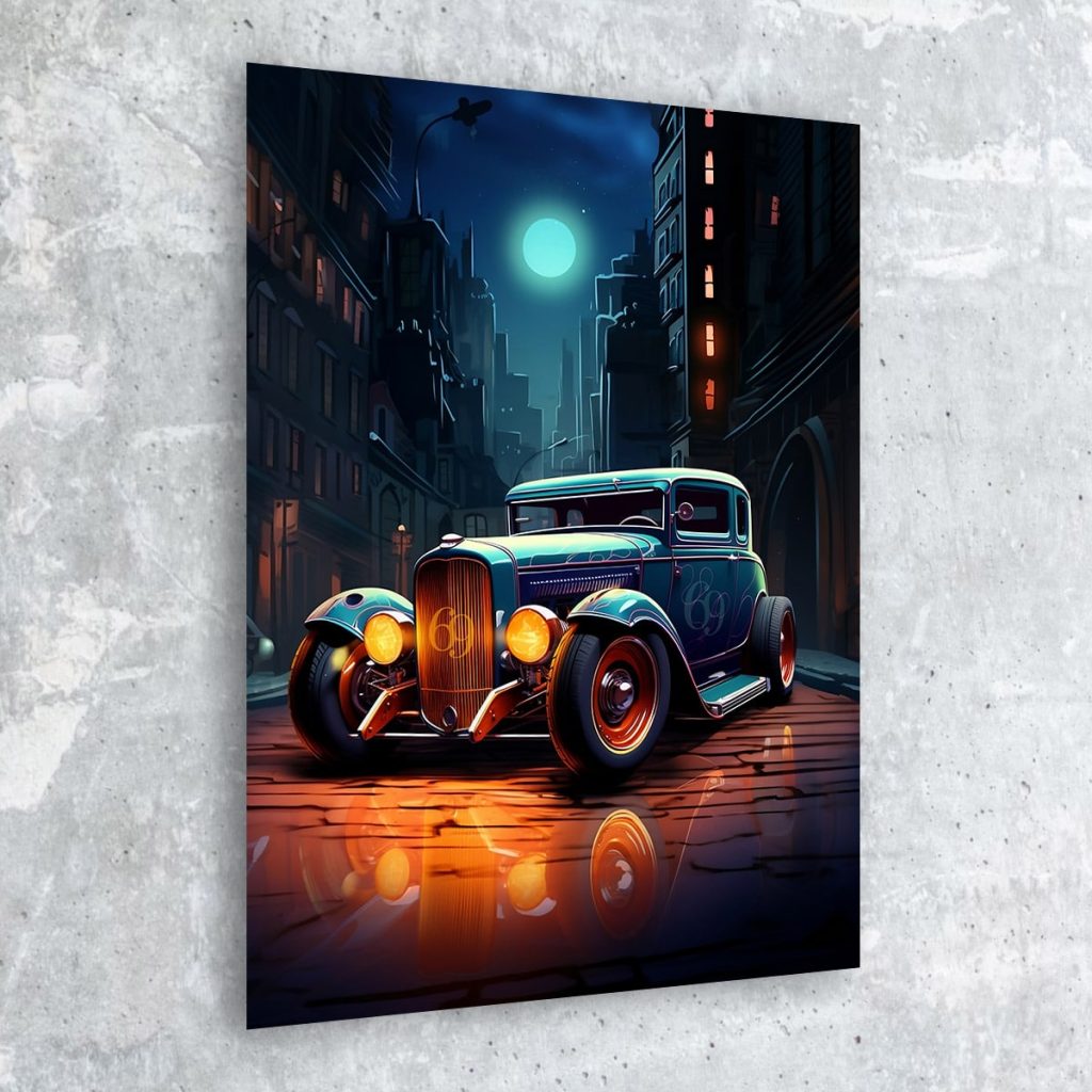 Hot Rod - Garage wall art | 69CANVA online shop